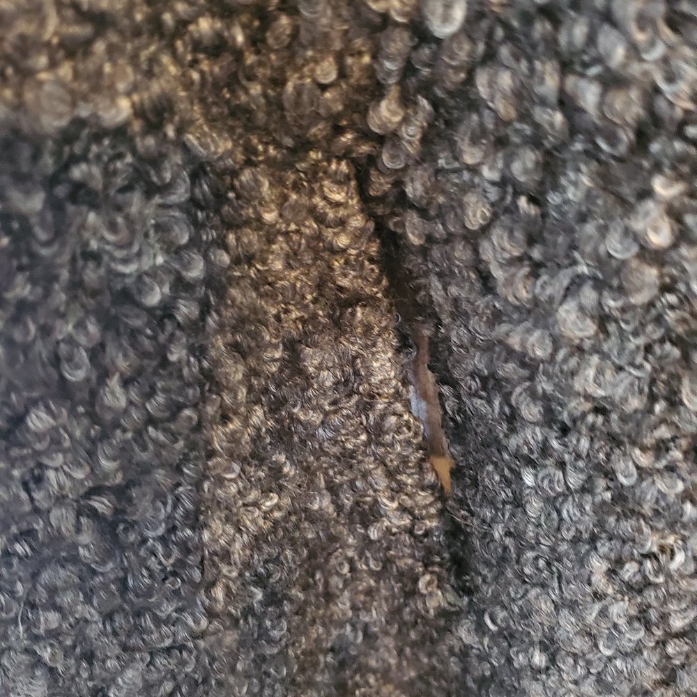 Vintage, Grey, Nubby Wool Cape (1950's) - Gem